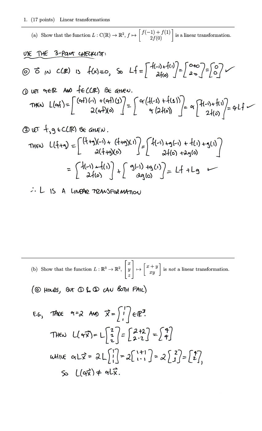 Solutions, Old Exam 2 Key